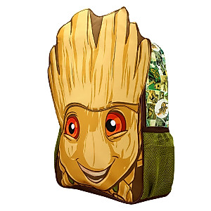 Guardians Of The Galaxy Groot Big Face 16” Youth Backpack