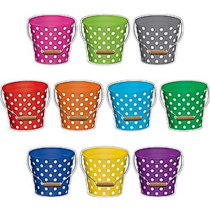 Teacher Created Resources Polka Dots Buckets Paper Accents (5631)