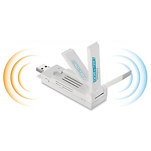 EDiMAX Wi-Fi 5 802.11ac AC1200, Dual-Band 2.4/5GHz Adapter for PC, Wireless AC USB 3.0 Adapter Dongle w/ Foldaway Antenna, Up to 867Mbps Fast Transfer, Win11 Plug-n-Play, Mac OS, Linux, EW-7822UAC