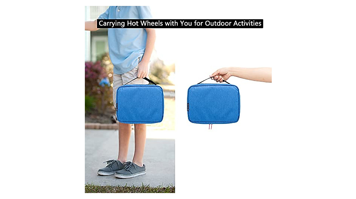 KISLANE 24 Toy Cars Storage Case for Hot Wheels & More