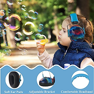 PROTEAR Kids Ear Protection Safety Ear Muffs, NRR 25dB Noise Reduction Children Earmuffs, Hearing Protectors for Sleeping, Studying, Airplane, Concerts, Fireworks-Sunset Glow