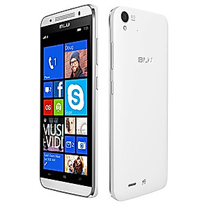 BLU WIN HD LTE - 5.0" Windows Smartphone -GSM Unlocked - White