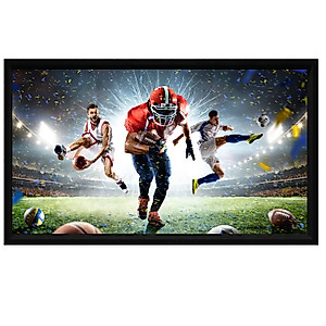 Samsung The Freestyle Projector, Up to 100" Screen, Smart TV, 360 Degree Sound (SP-LSP3BLAXZA) Bundle with 2 YR CPS Protection Pack, Deco Gear HDMI Cable and 120" Screen