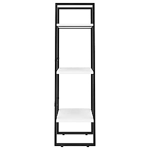 KTHLBRH Kitchen Shelves Bathroom Shelves Book Shelves Floor Shelves Storage Shelf White 23.6"x11.8"x41.3" Engineered Wood for Office Living Room Bedroom