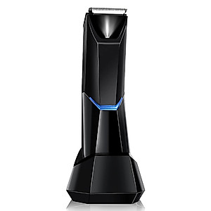 Trimmer for Men, Gift for Men,Bikini Trimmer for Women Pubic Hair, Electric Groin Hair Trimmer, IPX7 Waterproof Wet / Dry Clippers, Body Trimmer and Shaver for Men & Women with LED Indicator, Cordless