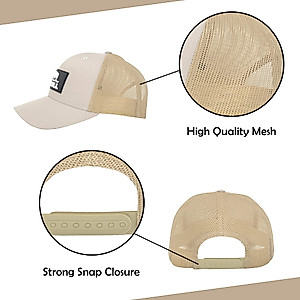 Atoll Trucker Hats Baseball Caps | 7 Hole Snapback Closure, Adjustable Strap, Breathable - One Size Fits Most SUP Co