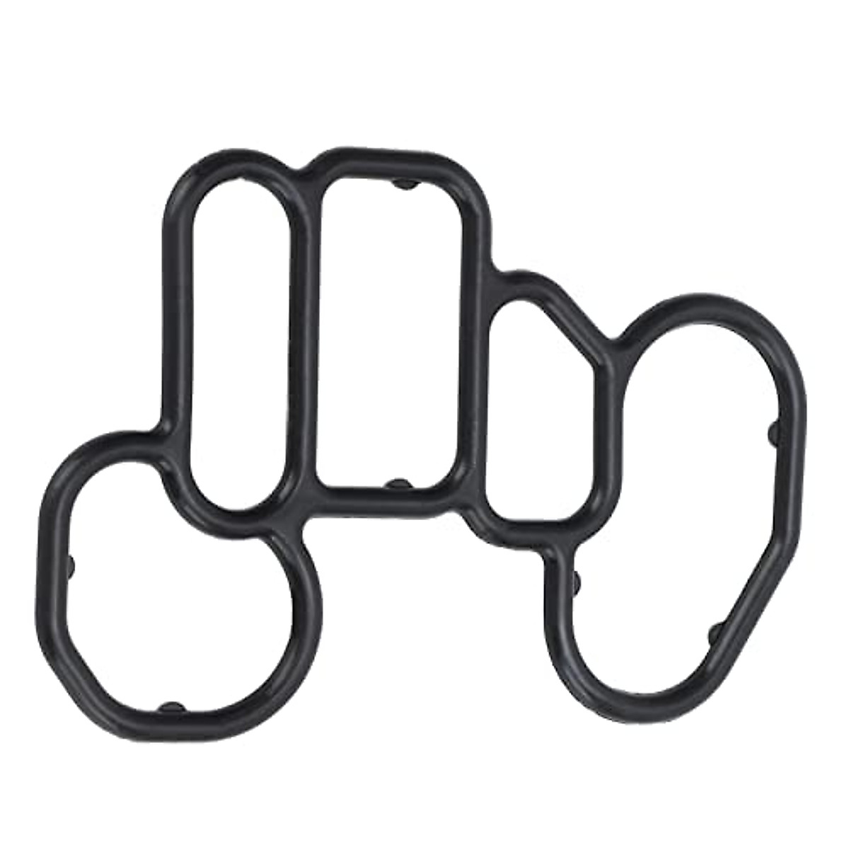 Engine Part, Oil Filter Housing Gasket Black Rubber Flexible Antiaging Wearproof 15302‑RDV‑J00 for Car