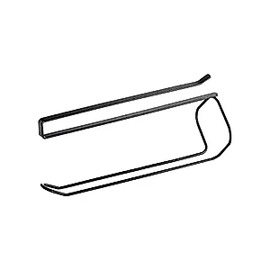 LINFIDITE Paper Towel Holder Hanger Under Cabinet Wine Glass Holder Paper Towel Racks No Drilling Sliding Wall Mount Paper Rolls Rack Kitchen Hanging Storage Rack