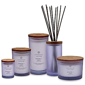 Chesapeake Bay Candle Scented Candle, Serenity + Calm (Lavender Thyme), Medium Jar