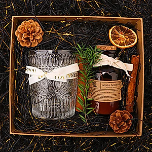 Zwish 1LB Crinkle Cut Paper Shred Filler for Gift Box 405G Crinkle Black Paper & 45G Shiny Gold Hamper Shreds for Gift Wrapping & Basket Filling(Black&Gold)