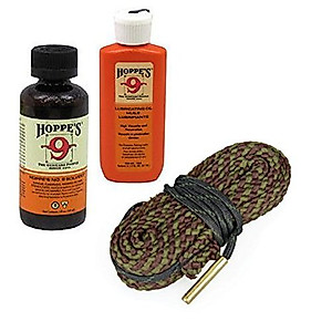 45 Caliber Gun/Pistol Cleaning Kit Including Cleaner and Lube Oil and Gun Cleaning Snake