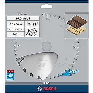 Bosch 2608641185 Circular Saw Blade "Top Precision" Opwoh 7.48inx30mm 24T