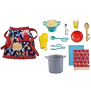 Barbie as Pioneer Woman Ree Drummond Pasta Kitchen Cooking Accessory Set
