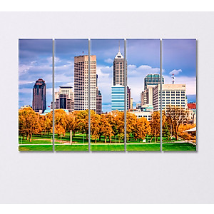 Autumn in Indiana USA Canvas Print 1 Panel / 36x24 inches