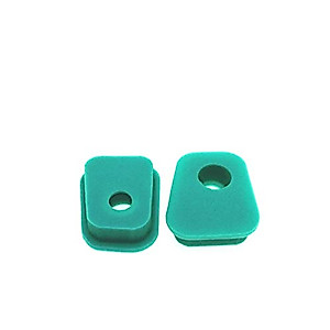 MOWFILL 2 Pack 27987S Air Filter Foam Element Replace for Briggs Stratton 27987 4108 5001H John Deere AM34963 LG27987 LG27987S Fits Briggs Stratton 60500 61500 80500 81500 90102 130200 131200 140200