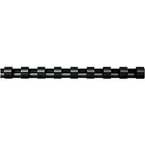 Fellowes 52325 Plastic Comb Bindings, 3/8-Inch , 41-55 Sht Capacity,100/Pk,Bk