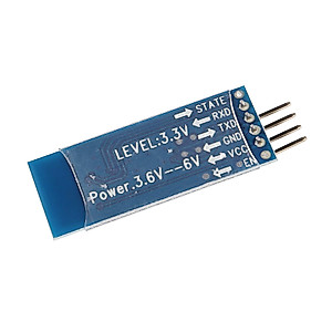 ACEIRMC 4pcs HC-06 RS232 4 Pin Wireless Bluetooth Serial RF Transceiver Module Bi-Directional Serial Channel Slave Mode for Arduino