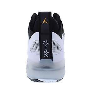 Nike Men's Air Jordan XXXVII Basketball Shoe (White/Citrus/Black, us_Footwear_Size_System, Adult, Men, Numeric, Medium, Numeric_9)