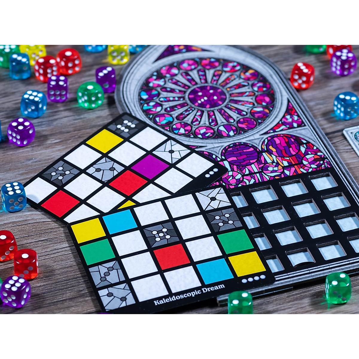 Sagrada Board Game | Family Game for Kids and Adults | Dice Drafting and Placement Strategy Game | Ages 10+ | 1 to 4 Players | by Floodgate Games