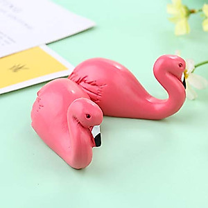 KESYOO 2pcs Adhesive Wall Hooks Wall Mounted Coat Hooks Decorative Flamingo Hooks for Hanging Coat Towel Keys Bags Hat