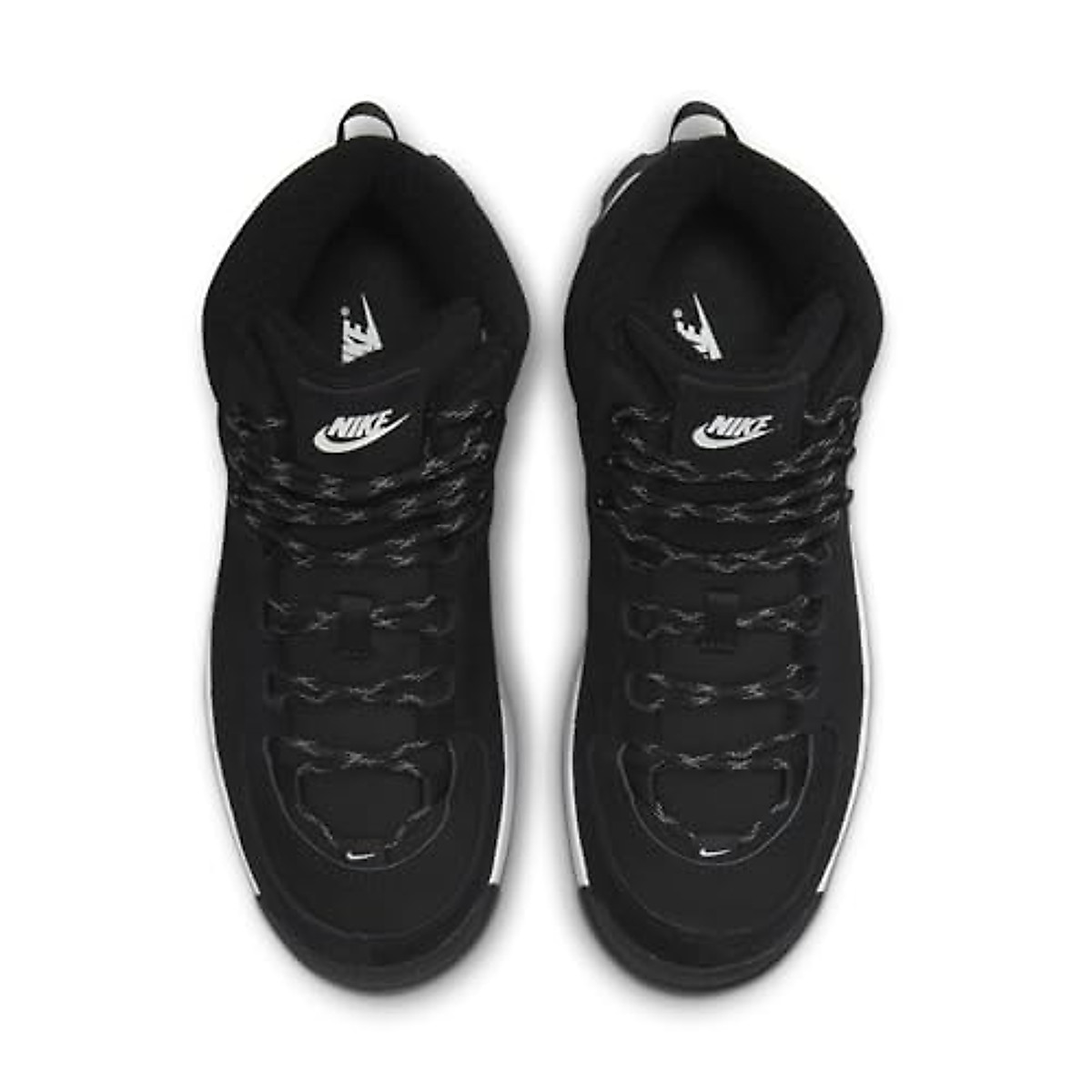 NIKE Women's Sneaker, Black White Black, 8