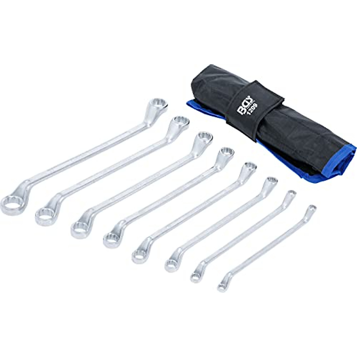 BGS 1209 | Double Ring Spanner Set | offset | 6 x 7-20 x 22 mm | 8 pcs.