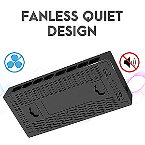 Netis ST3108C 8 Port 10/100Mbps Fast Ethernet Switch | Desktop Ethernet Splitter, Ethernet Hub, Plug and Play, Traffic Optimization Auto-Negotiation RJ45 Ports with Compact Design