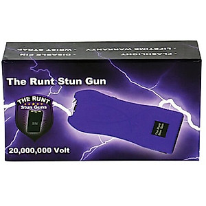 Safety Technology Runt 20 Million Volt stun Gun w/LED Flashlight & Disable Pin - Purple