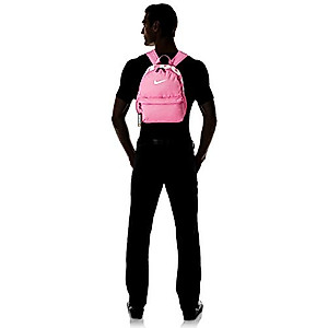 Nike Brasilia "just Do It" Backpack (mini), China Rose/China Rose/(Glossy White), Misc
