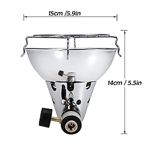 Outdoor Camping Gas Heater Warmer Heating with Stand Portable Gas Stove Outdoor Stove Fishing Hunting Propane Tent Heater