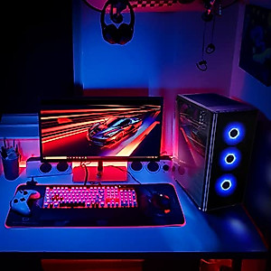 TJJ Neptune Gaming PC Desktop Computer - Intel Core i3-12100F (Beat i7-8700), NVIDIA GTX 1660 Super 6GB, 16GB DDR4 3200, 1TB SSD, VR Ready, WiFi 6E, RGB Keyboard & Mouse & Speakers, Win 11 Pro