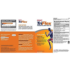GNC TriFlex FastActing 240 Caplets
