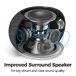 REACHER Auto Dimmable Alarm Clock Radio for Bedrooms, Improved Reception FM Radio, 9 Color Night Light, 0-100% Dimmer, 7 Wake Up Sounds, Sleep Timer, Small Digital Clock for Bedside