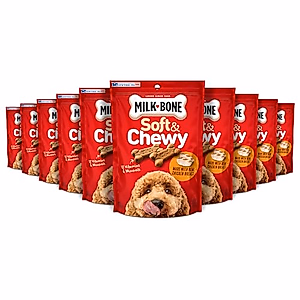 Milk-Bone Soft & Chewy Dog Treats, Chicken Recipe, 5.6 Ounce (Pack of 10) Made with Real Chicken Breast