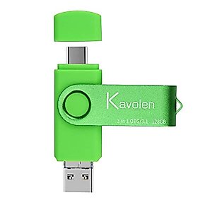 Kavolen 3in1 64GB High Speed Photo Backup Flash Drive Memory Stick for PC/Laptop /Android Phones.Photo Memory Stick for Samsung Galaxy ,LG,Google Pixel,Hua Wei,Moto,One Plus etc(for Android Phones)