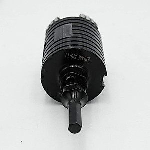 SHDIATOOL Brick Hole Saw for Concrete Granite Block Wall Marble Stones 68mm Diamond Center Drill Core Bits for Angle Grinder and Drills