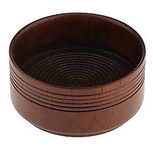 barenx Wooden Shell for Shaving Soap Men Shaving Cup Shaving Soap Cup Retro Design