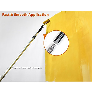 ROLLINGDOG Mini Roller - 4 Inch Jumbo Microfiber Small Paint Roller Covers 3/8” Nap