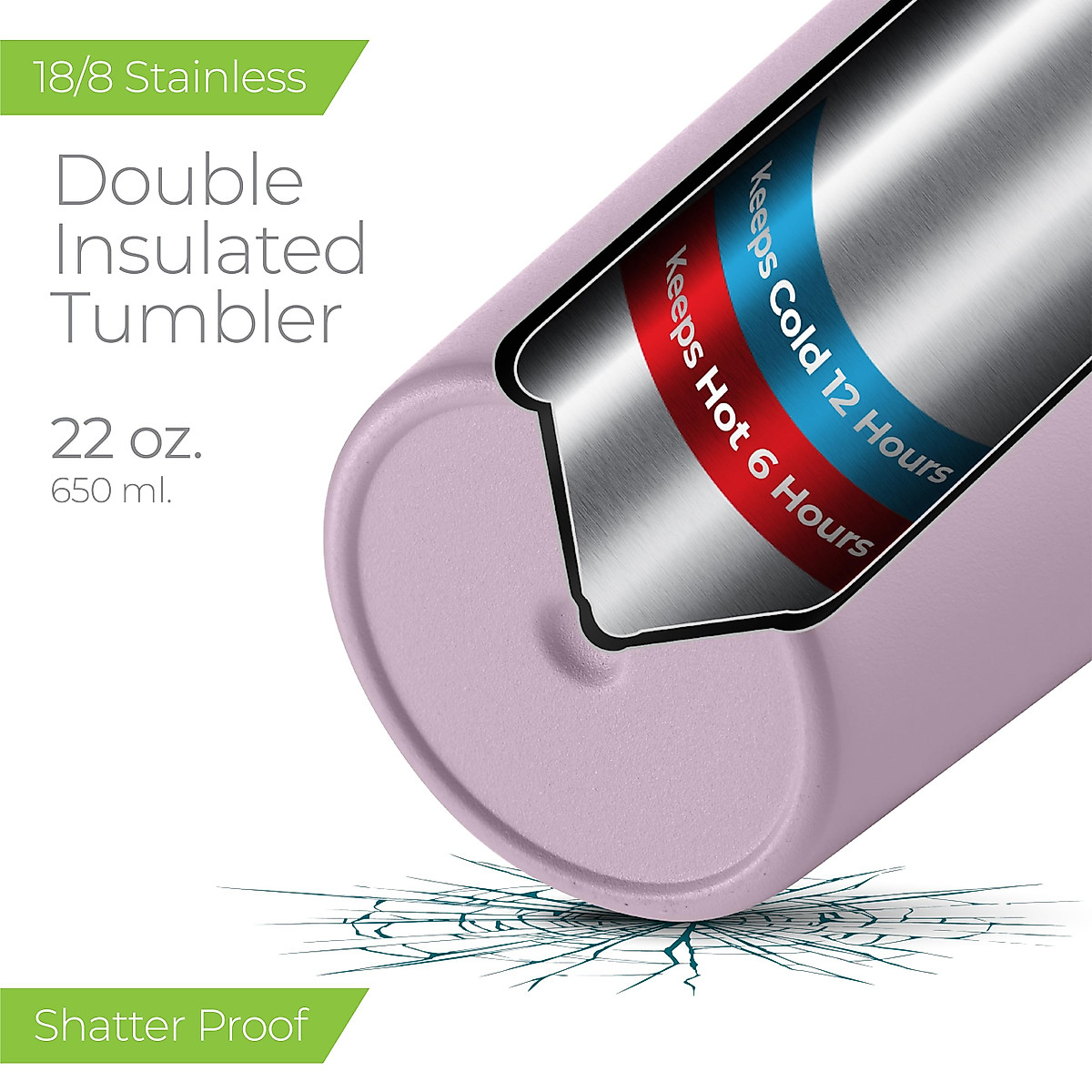 SIPX™ Triple-Insulated Tumblers - 22oz. Premium Modern Tumbler With Lid, insulated Cup Keeps Hot For 6 Hours, Stainless Steel Tumbler Made Of Sustainable Material, Coffee Travel Mug For Home & Office