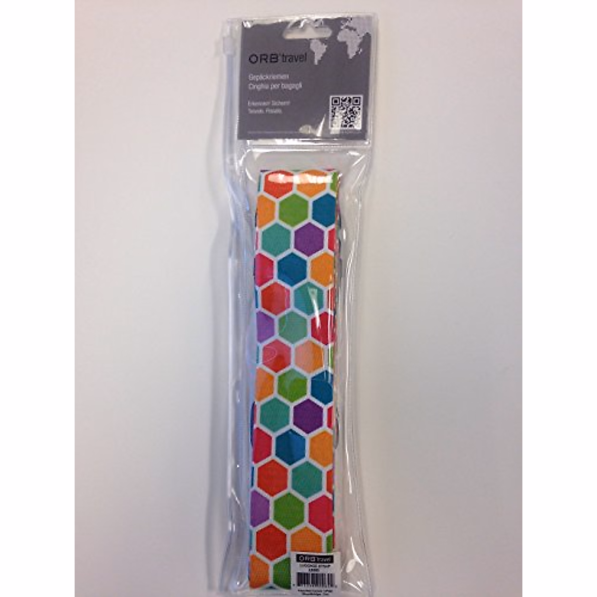 ORB Travel Premium Designer Luggage Strap -LS303-Multi-Colour-Honeycomb