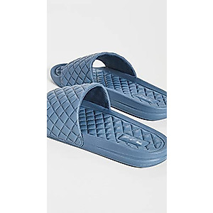 APL: Athletic Propulsion Labs Men's Lusso Slides, Moonstone, Blue, 12 Medium US