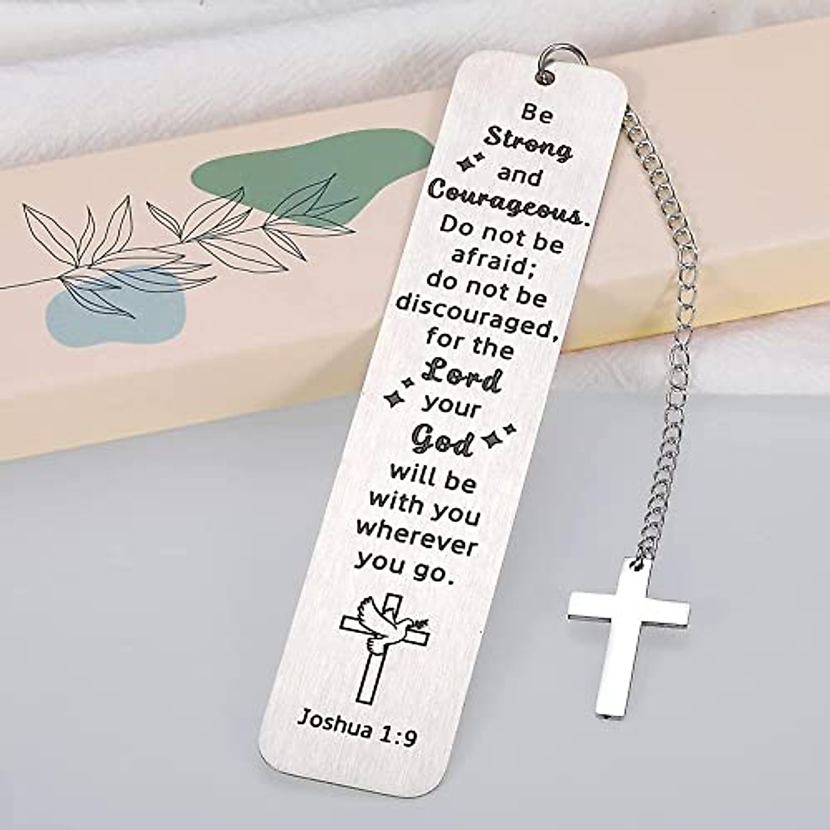 Religious Reading Bookmarks, Verse Bookmark Gifts for Teenage Girls Kids Mom Book Lovers Baptism Spiritual Gift Pastor Appreciation Church Supply
