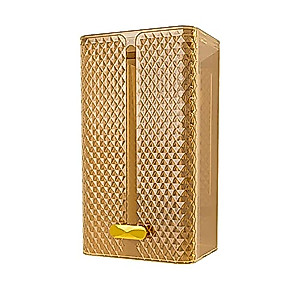 BAWHO Exquisite Tissue Paper Cover, Durable Toilet Paper Dispenser Holder for Table Toilet Paper Dispenser/Light Brown