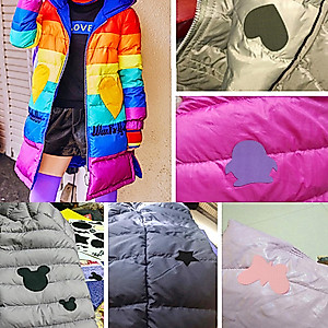 15Pcs Nylon Repair Patches, Self-Adhesive and Waterproof, Lightweight Repair Patches for Clothing Down Jacket Repair Holes Tearing(20x 10 cm)