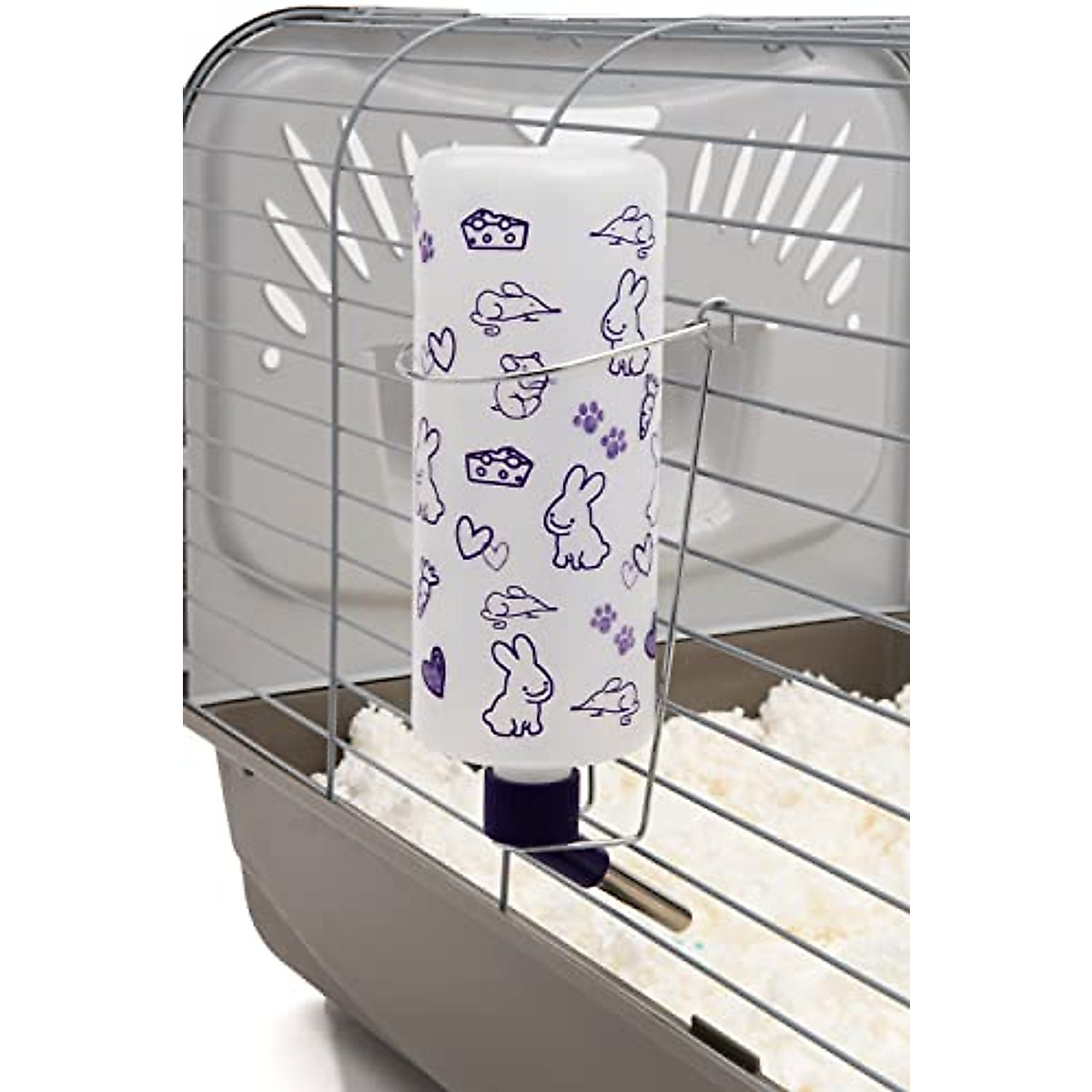 Lixit 32oz Weather Resistant Water Bottles with Heavy Duty Mount for Rabbits and Ferrets (Rabbits)