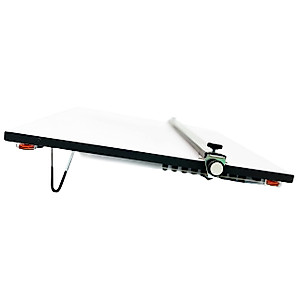 Proartek Drafting PK00019 Model PXB42 Portable Drafting Drawing Board 30" x 42"; PXB Series; Adjustable Aluminum Parallel Straightedge; Carry Handle; Architecture Tool for Students and Professionals