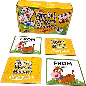 Urban Supply Sight Word Memory Game / Matching Game. Reading & Language Building for Grades Pre-Kindergarten Through Second Grade. Early Children's Educational Learn to Read (Pre-Kindergarten)