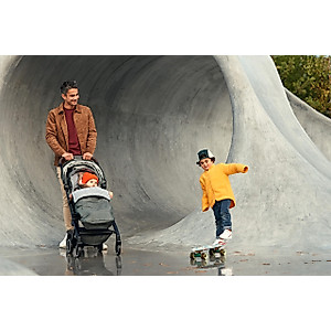 Joolz AER/AER+ Footmuff - Universal Bunting Bag for Baby Strollers, Pushchairs & Prams - Warm Winter Accessory for Infants & Toddlers - Perfect Fit for Travel Strollers - Refined Black