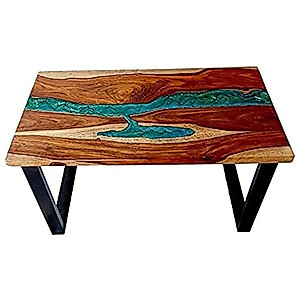 Epoxy Table, Epoxy Resin River Table, Live Edge Wooden Table, Natural Wood,Dining table, Natural Epoxy Table, Resin Table