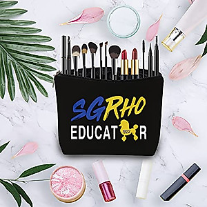 Sigma Gamma Rho Makeup Bag Gift Sigma Gamma Rho 1922 Sgrho Educator Sgrho Teacher Gift (Sgrho Educator bag)